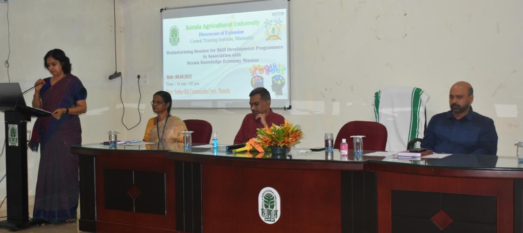 Brainstorming session for Skill Development Programmes in association ...